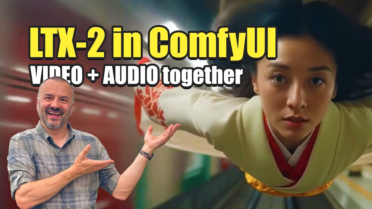 LTX2 in ComfyUI: Video + Audio in One Pass, FPS and Camera LoRA - YouTube