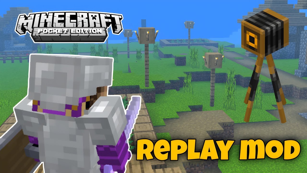 How To Make Replay In Minecraft Pocket Edition #replaymode #mcpe - YouTube