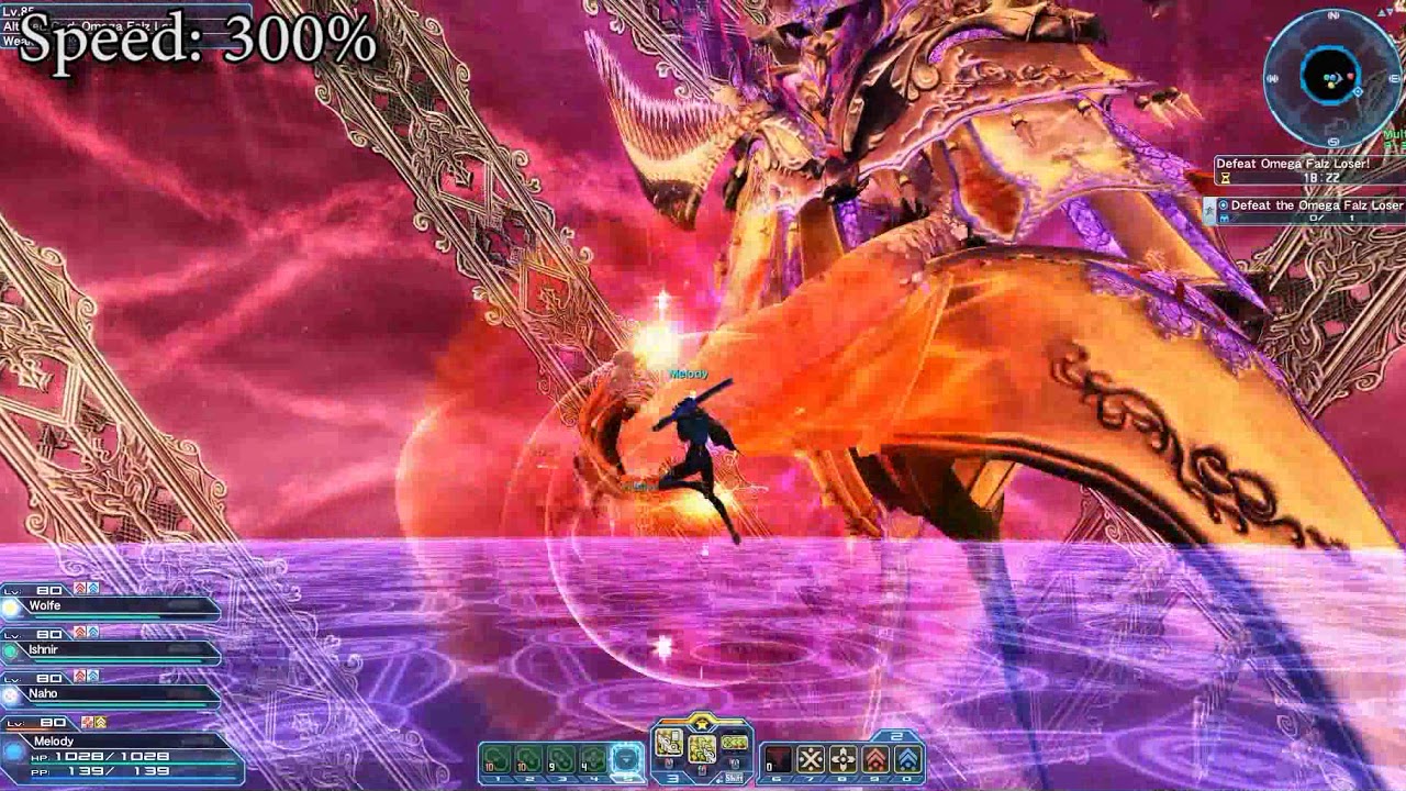 Unlimited Hero Finish?! | PSO2 Omega Loser Rematch Bug - YouTube