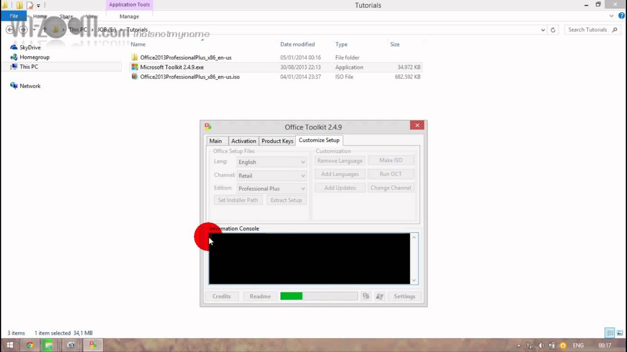 Cách chuyển đổi Office 2010/2013 từ Retail sang VL - YouTube