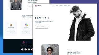 How To Create A Complete Personal Portfolio Website Just Using Html And ...