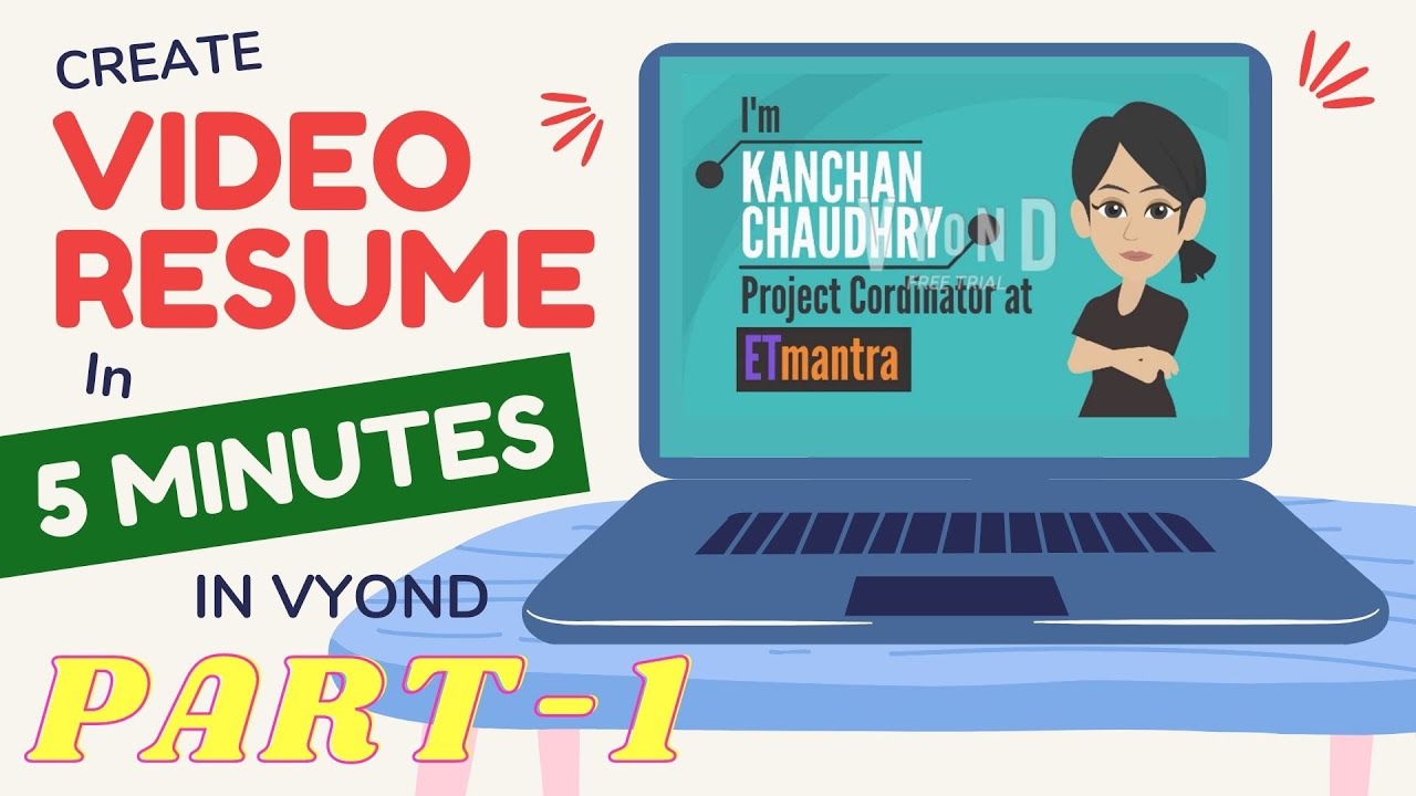 Make Video Resume [Animated]📹 Create Video Resume in 5 Minutes | Easy ...