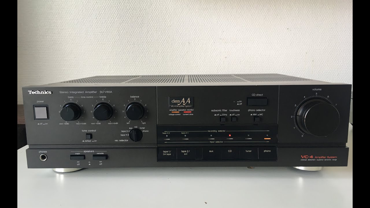 TECHNICS SU V65A CLASS AA - YouTube