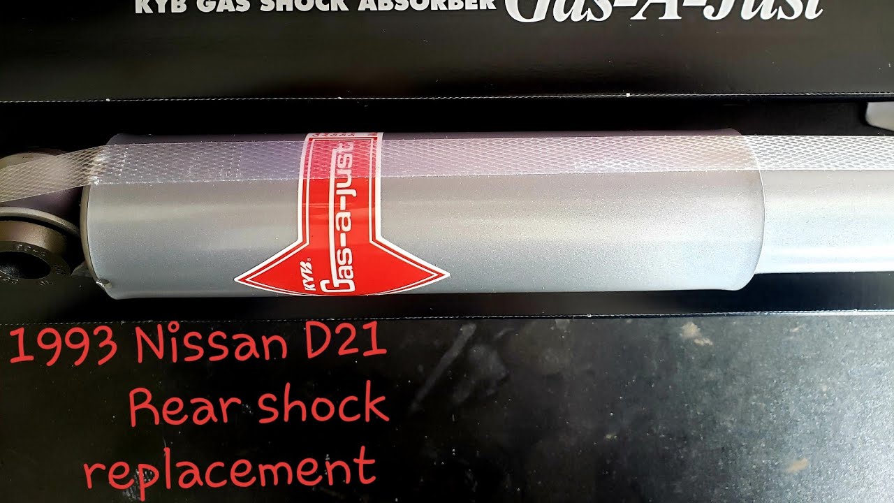 1988-96 Nissan D21 DIY Rear shock replacement - YouTube