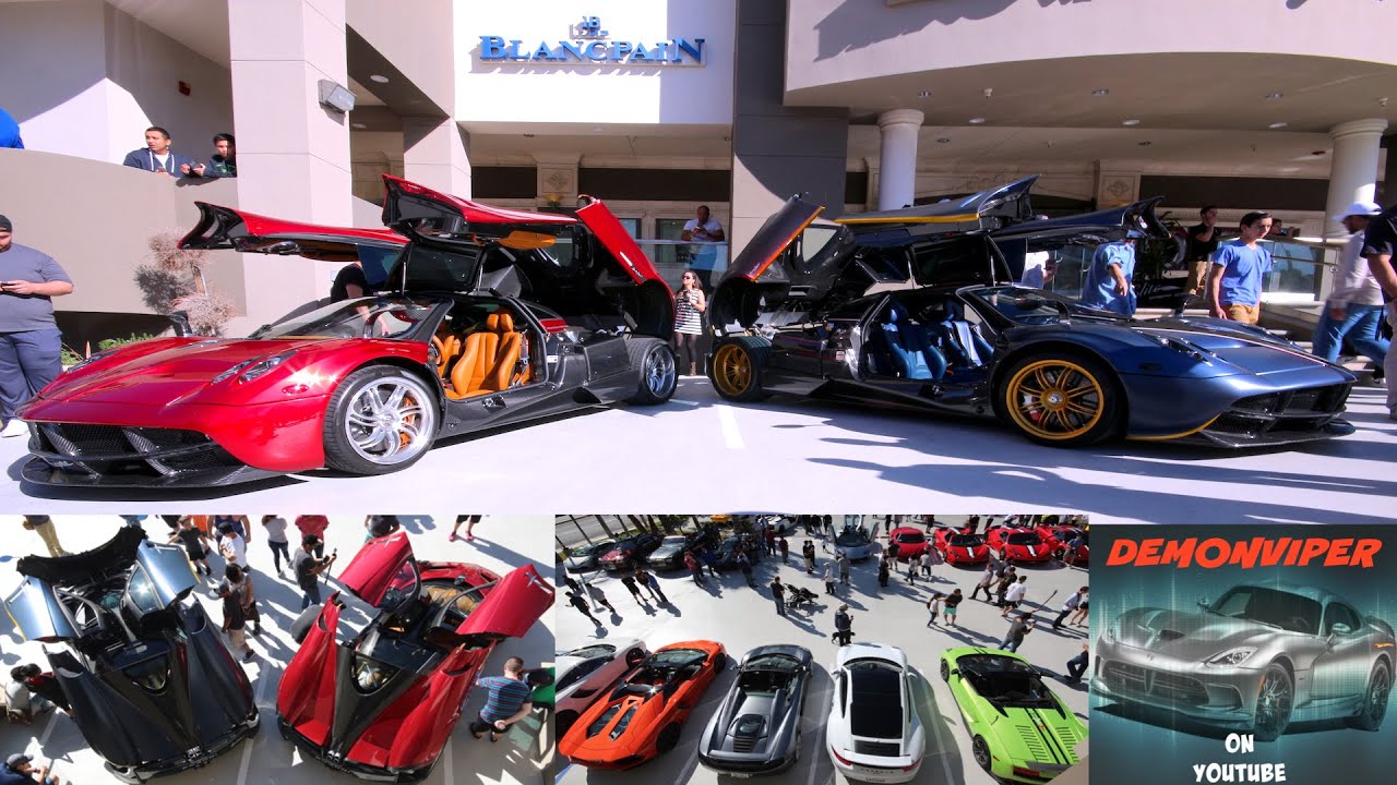 RPM EXOTIC SUPERCAR CAR MEET - Hing Wa Lee Plaza 04-16-16 - YouTube