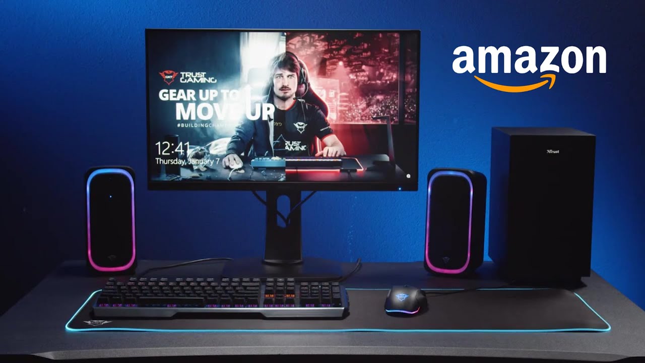 Trust Gaming Set di Altoparlanti PC 2.1 con Subwoofer GXT 635 Rumax ...