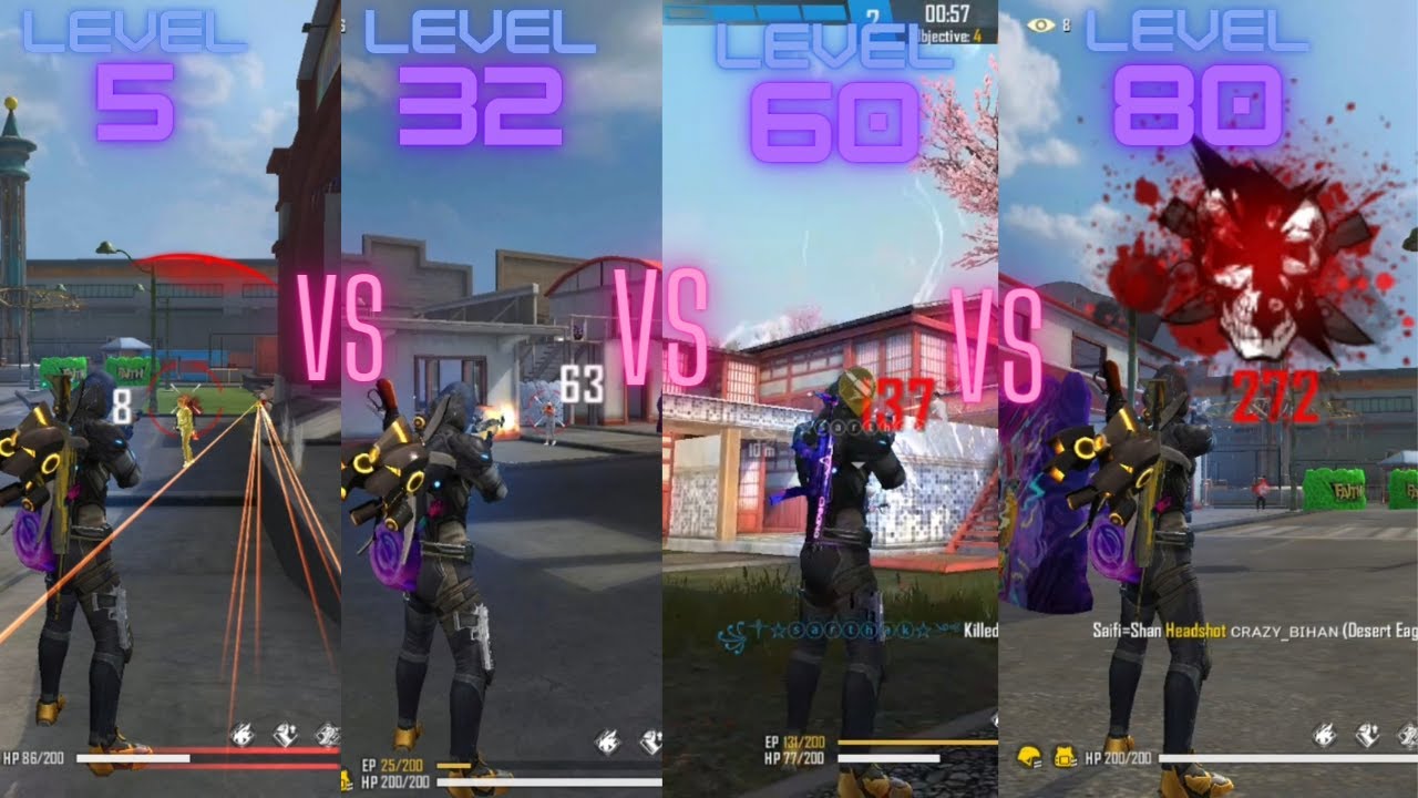 Level 5 to level 80 Gameplay.Garena Free Fire - YouTube