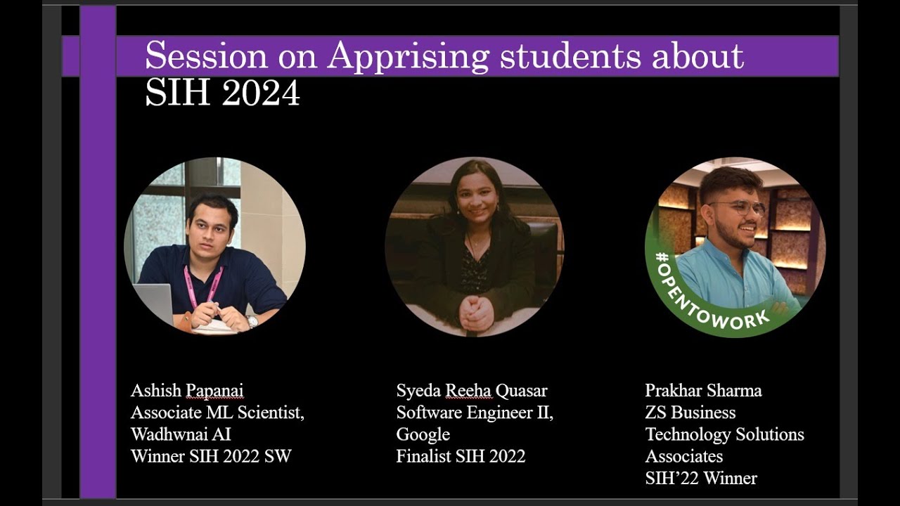 Session on Apprising Students about SIH - YouTube
