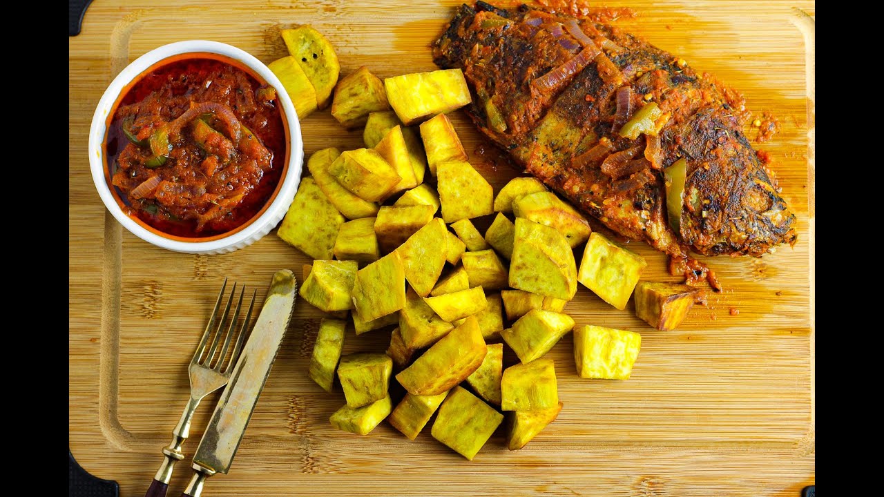 S1: E1 | GRILLED SUYA FISH RECIPE AND FRIED JAMAICAN SWEET POTATOES ...