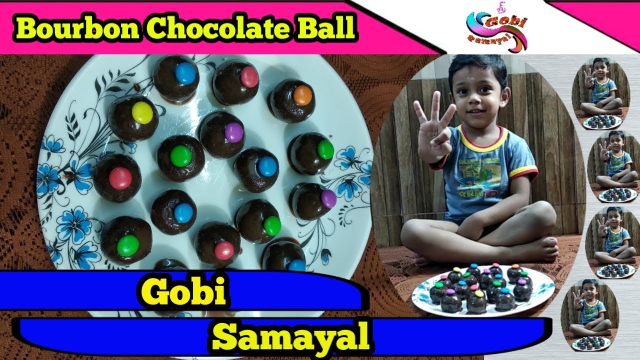 Bourbon Chocolate Ball | Biscuit Chocolate Ball | Chocolate Recipe ...