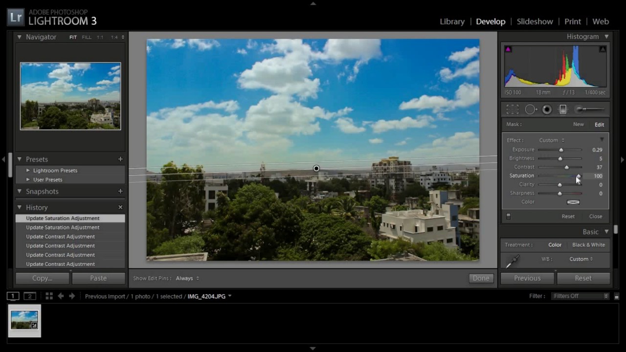 How to enhance photo Lightroom 3 - YouTube