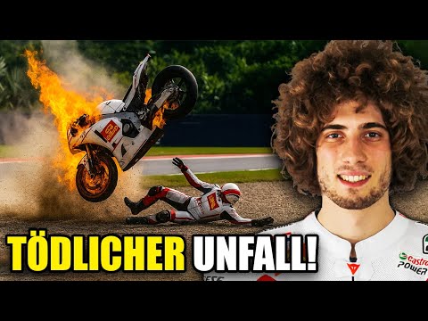 Marco Simoncelli: Körper Nach Zwei Aufeinanderfolgenden Aufprallen Über Die Rennstrecke Geschleift!