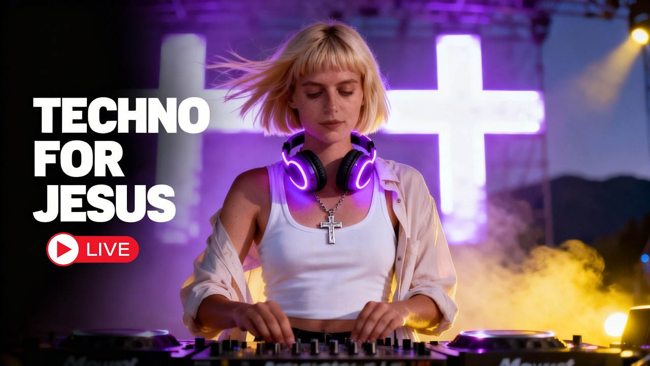🔴 Live: TECHNO FOR JESUS ️ 24/7 Christian Techno Worship LIVE | Deep ...