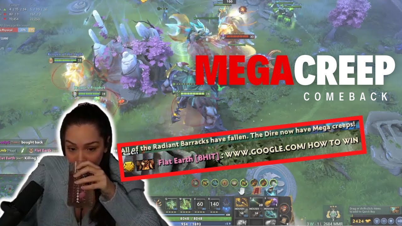 2.7k Megacreep Comeback || NatTea Dota 2 - YouTube