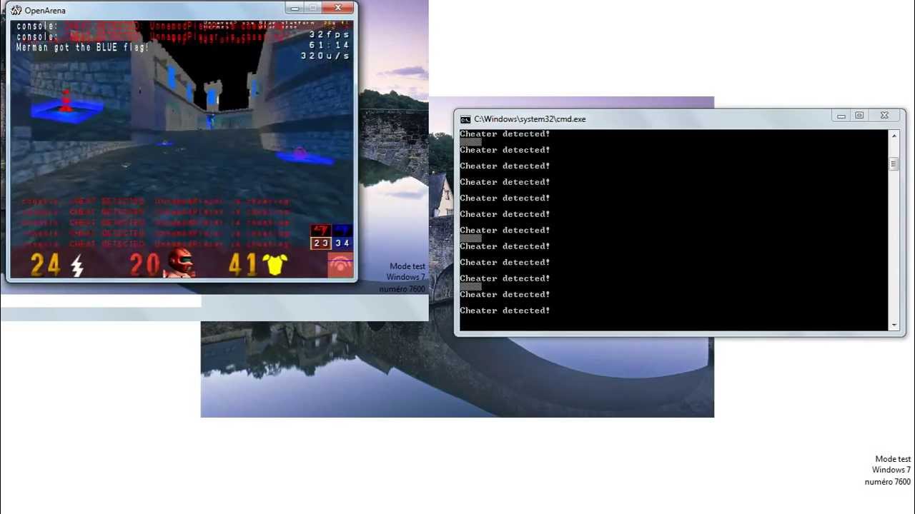 OpenArena anti-cheat demo - YouTube