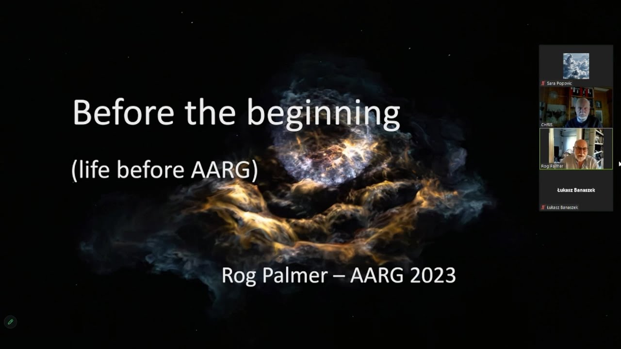 Before the beginning (life before AARG) by Rog Palmer [Invited talk ...