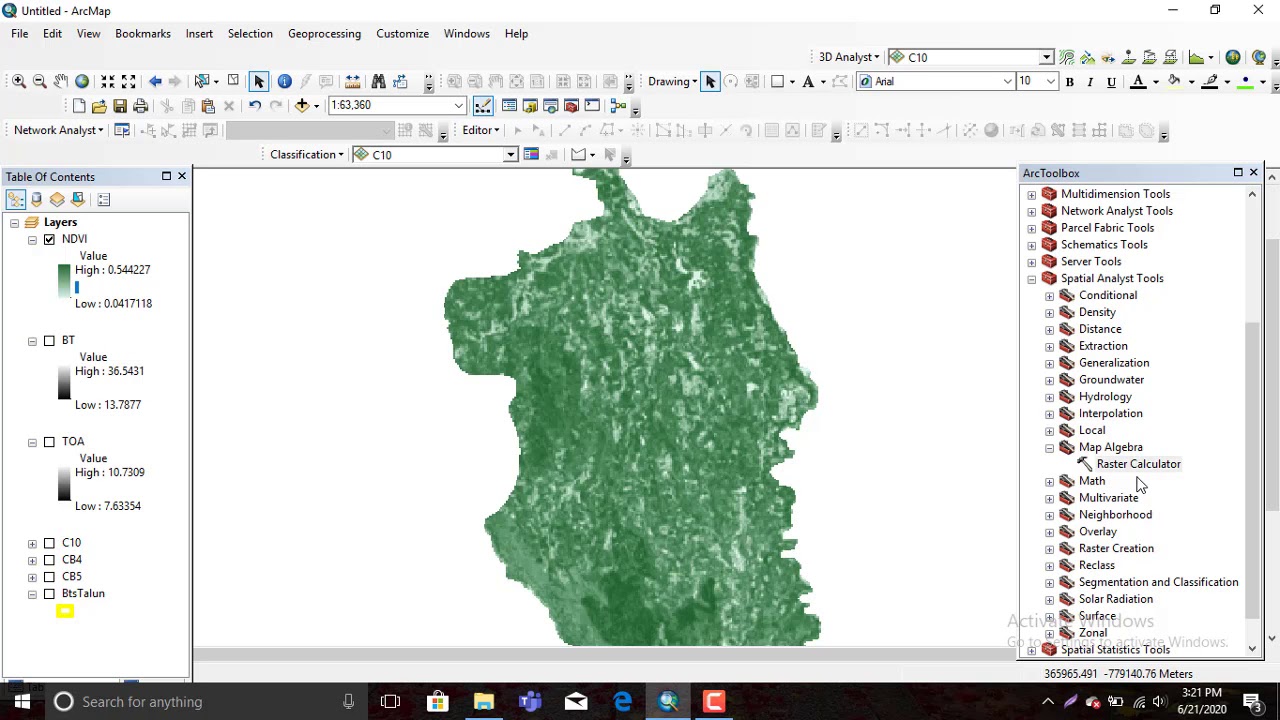 TUTORIAL MEMBUAT URBAN HEAT ISLAND MENGGUNAKAN SOFTWARE ArcGIS - YouTube