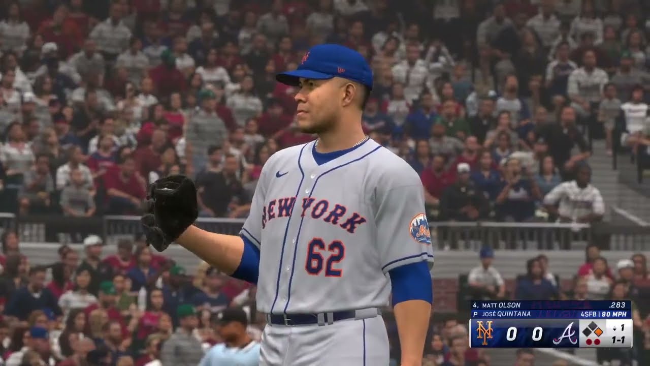 MLB The Show 24: New York Mets vs Atlanta Braves simulation game ...