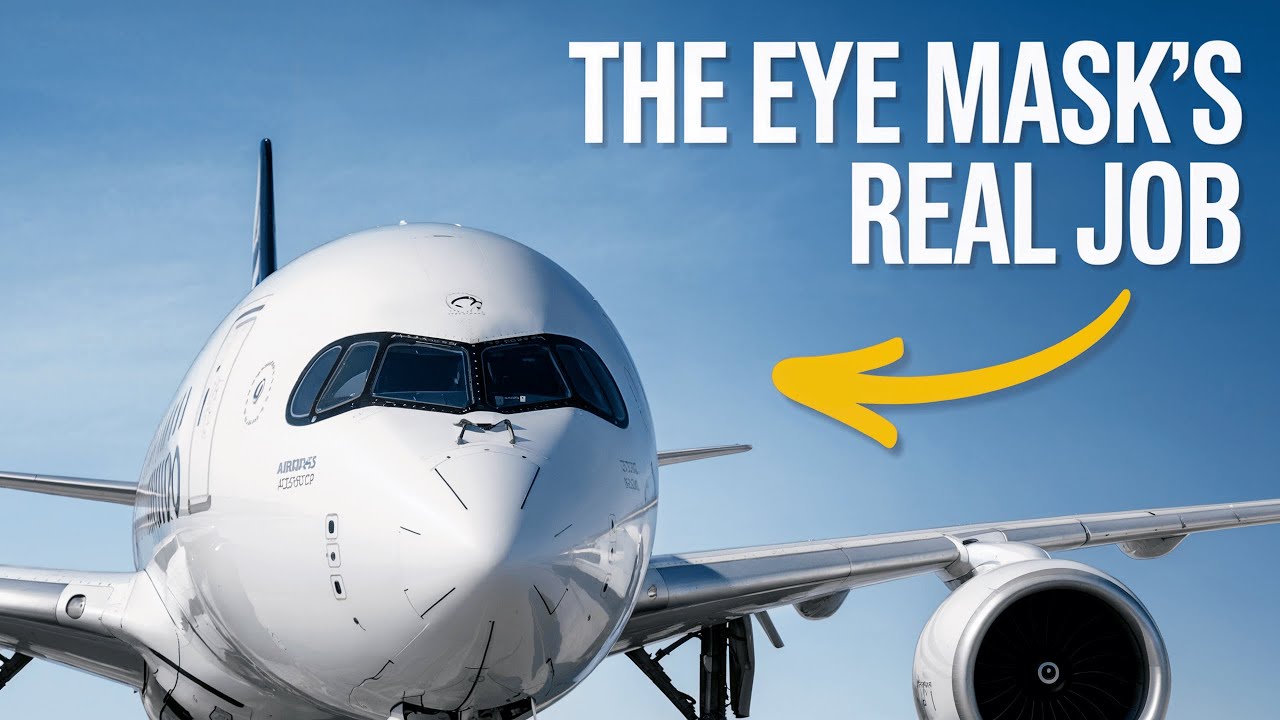 What The A350 Cabin Mask is Really For - YouTube