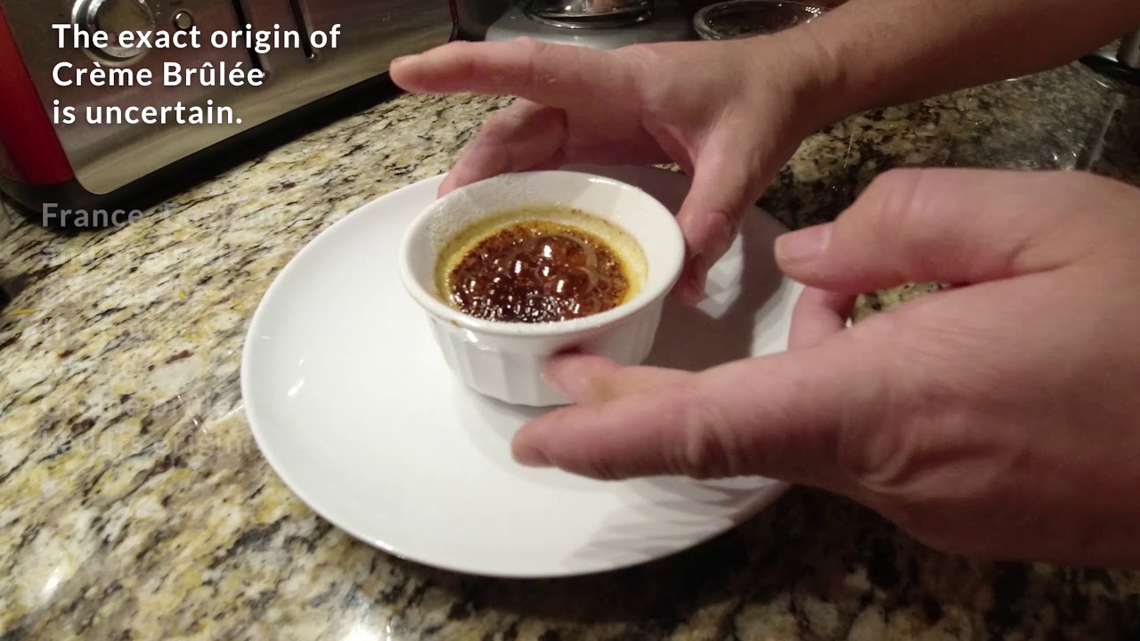 Torching Crème Brûlée - YouTube