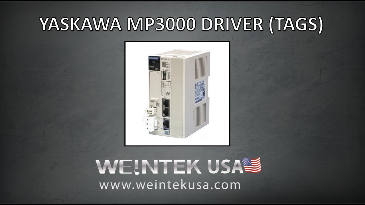 How to create TAGS w/ Yaskawa Driver MP3000 - Weintek EasyBuilder Pro ...