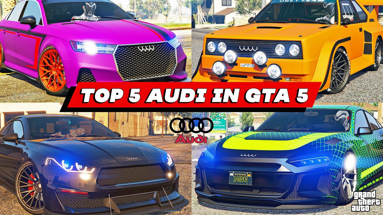 TOP 5 AUDI in GTA Online 2025 | Best AUDI Cars in GTA 5 (Obey) - YouTube