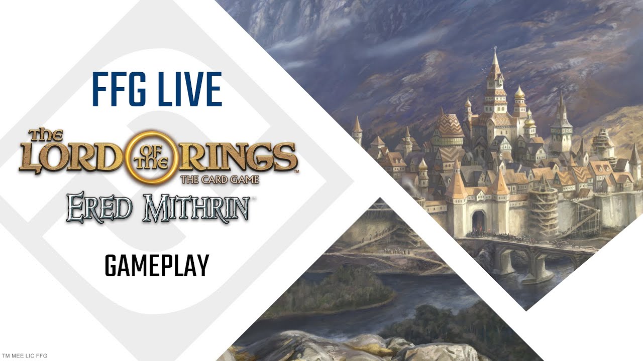 The Lord of the Rings: The Card Game - Ered Mithrin Campaign Gameplay ...