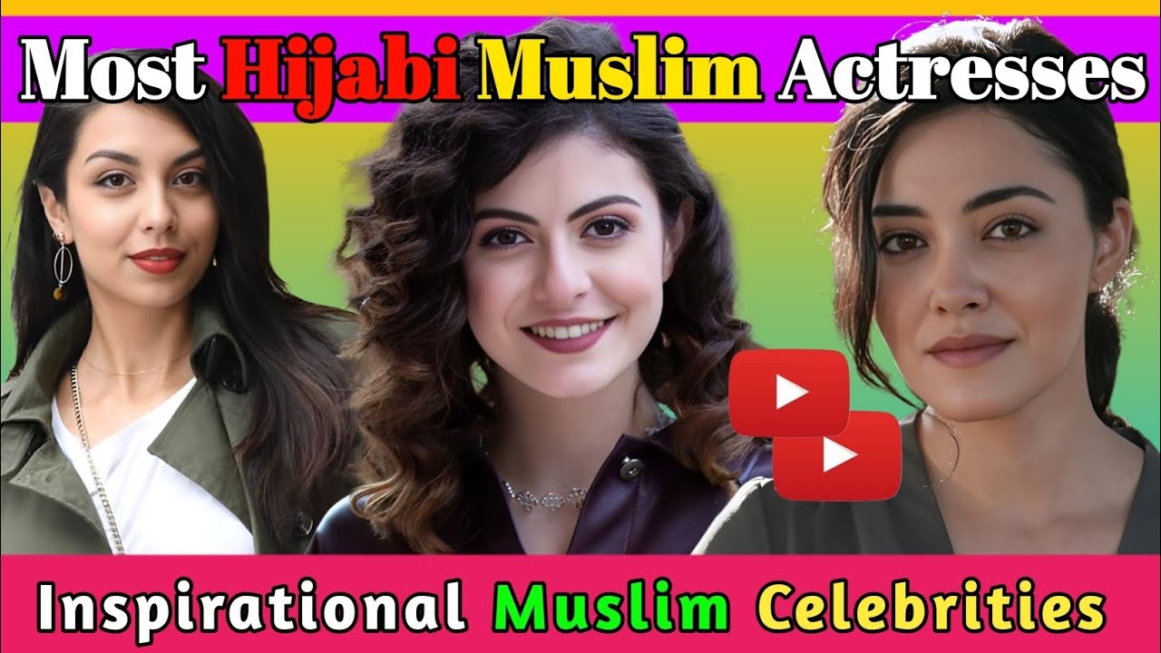 Top 10 Most Beautiful Hijabi Muslim Actresses // Inspirational Muslim ...