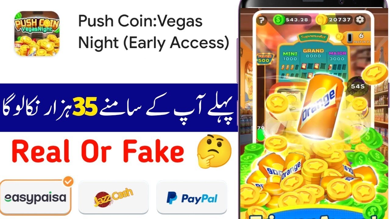 Push Coin App Real or Fake | Push Coin App Withdrawal | Push Coin Vegas ...