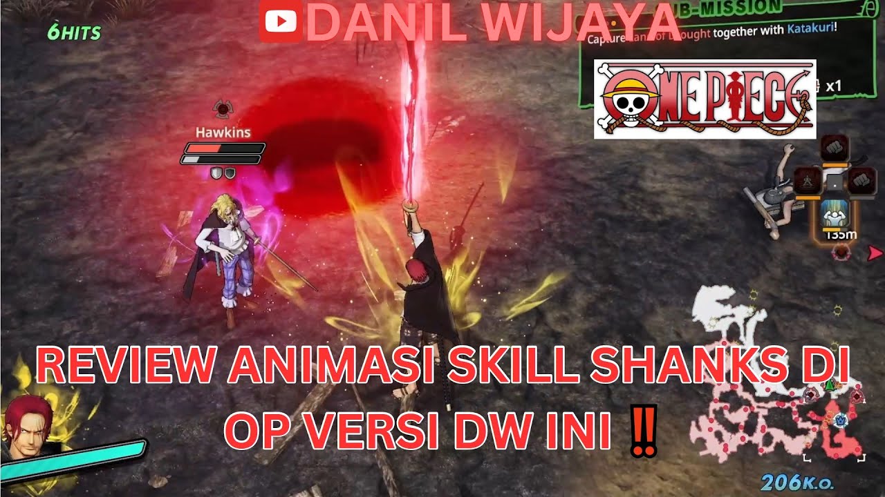 REVIEW ANIMASI SKILL SHANKS DI OP VERSI DW INI ‼️ - One Piece Pirate ...