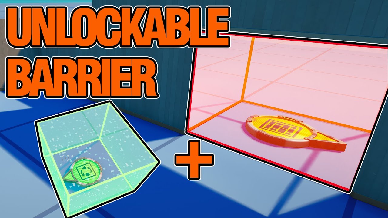 Fortnite Creative Tutorial 1: Unlockable Barrier - Made for Kids - YouTube