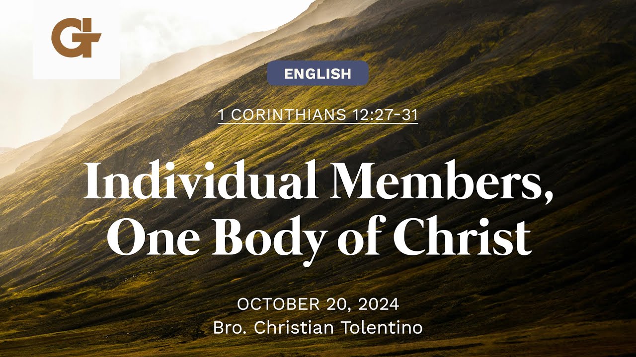 Individual Members, One Body of Christ - YouTube