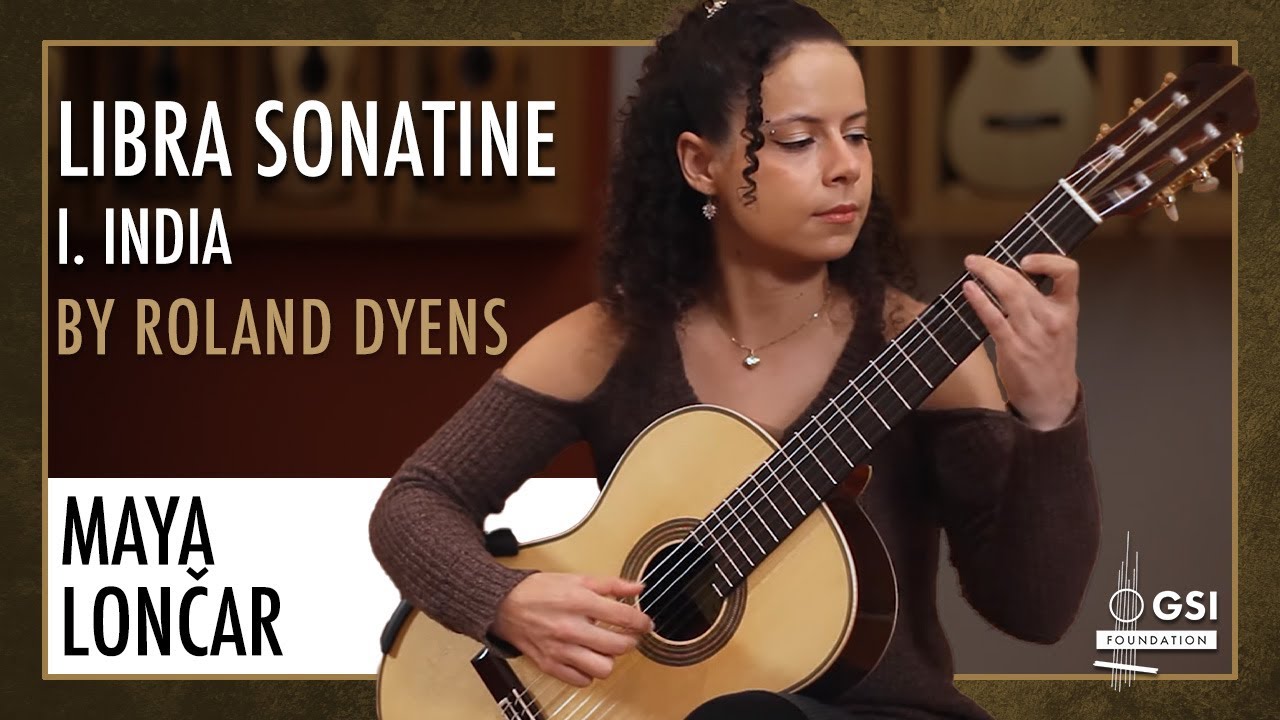 Maya Lončar plays Roland Dyens' "Libra Sonatine: I. India" on a 2024 ...