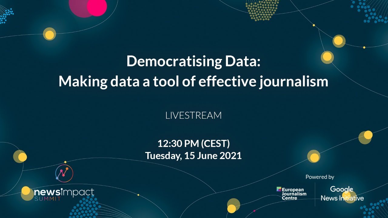 Democratising data: Making data a tool of effective journalism - YouTube