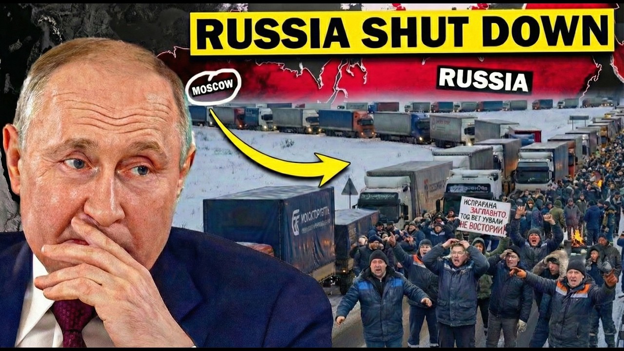Total Winter CHAOS in Moscow–7,500 Trucks Stuck as Transportation ...