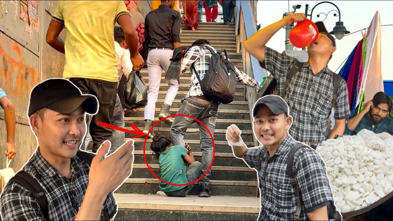WADUH AGAK NGERI DI PALAKIN ADEK” INDIA SAMPE GELANTUNGIN DI KAKI😂SERU ...