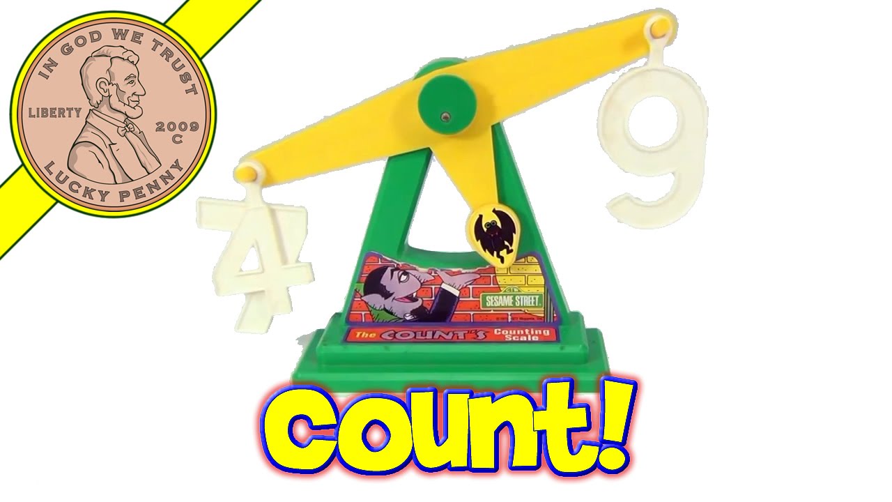 Sesame Street The Count's Counting Scale Learning Math Balance, by ...