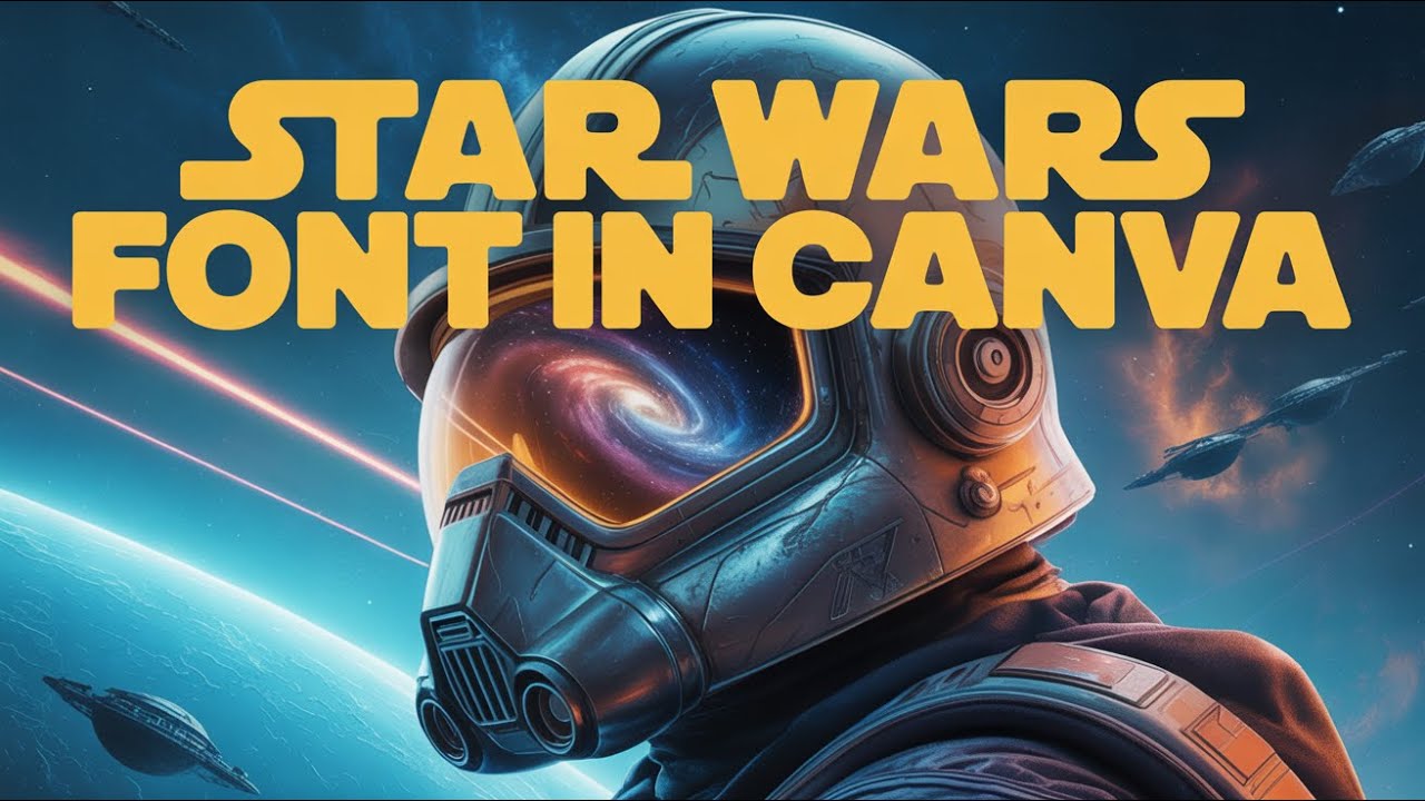 How to Get Star Wars Font in Canva - YouTube