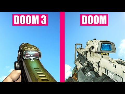 DOOM vs DOOM 3 - Weapons Comparison