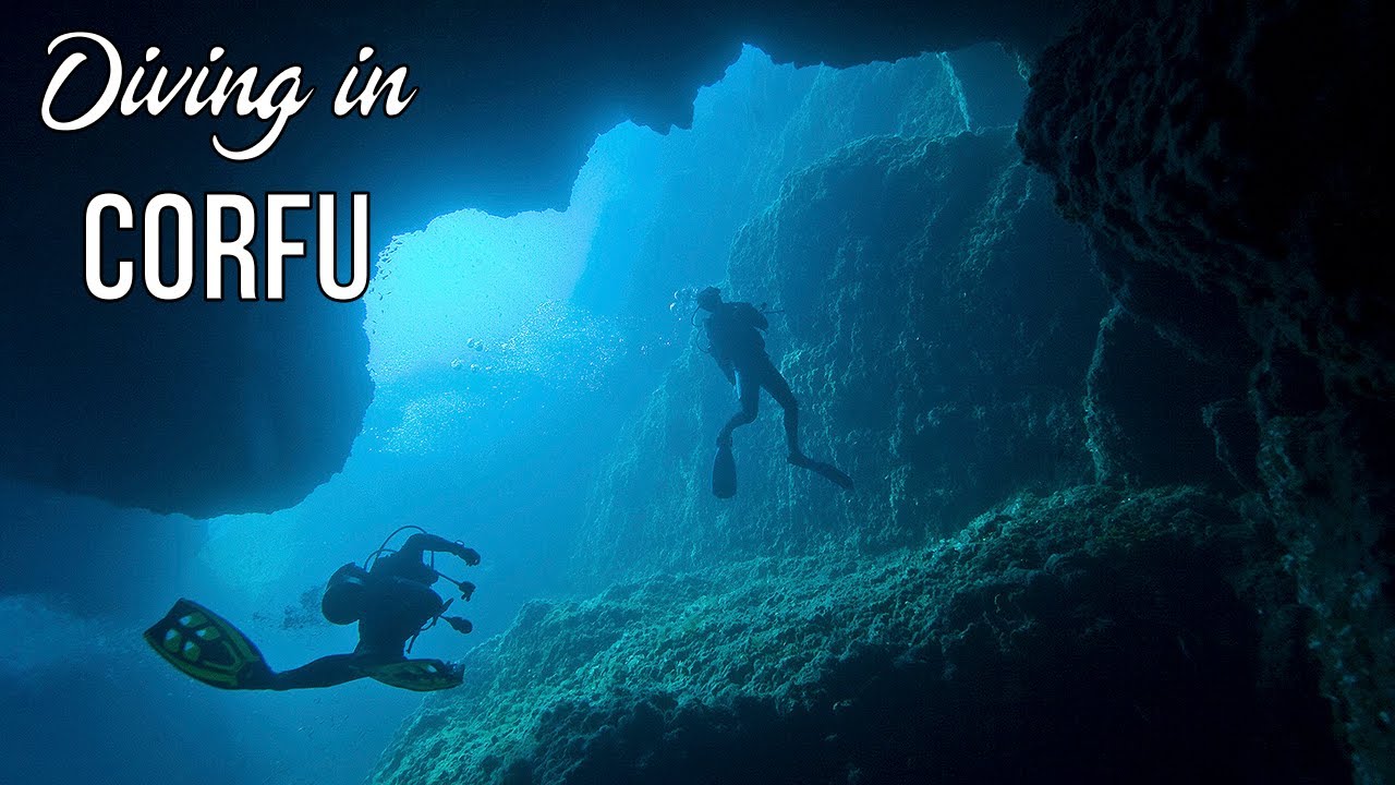 Diving in Corfu Island, Greece - YouTube