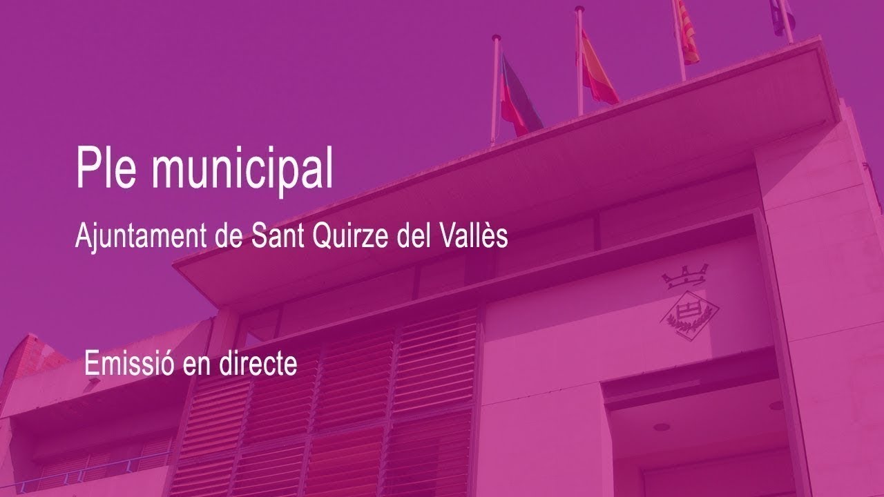 Ple Municipal 25/11/2021 - YouTube