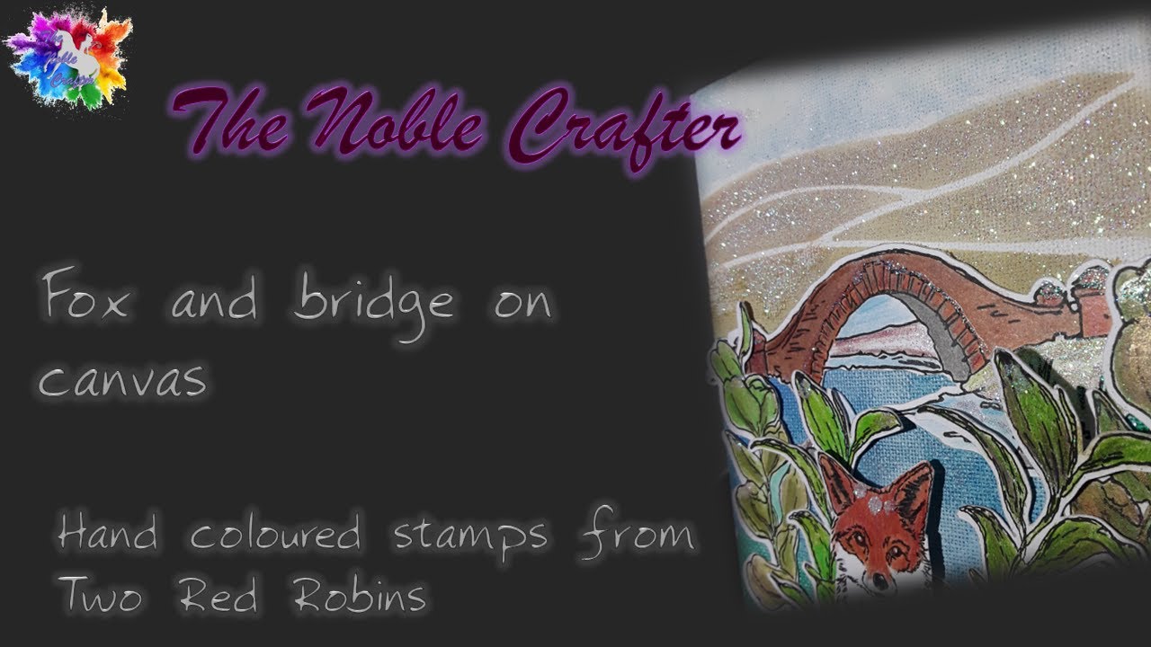 Fox and Bridge scene on canvas - YouTube