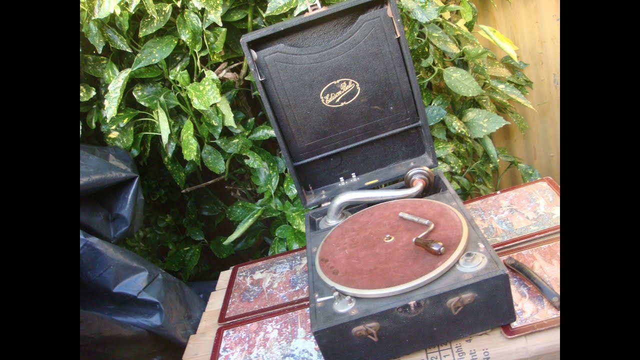 Gramophone Phonograph Edison Bell for Restoration - YouTube