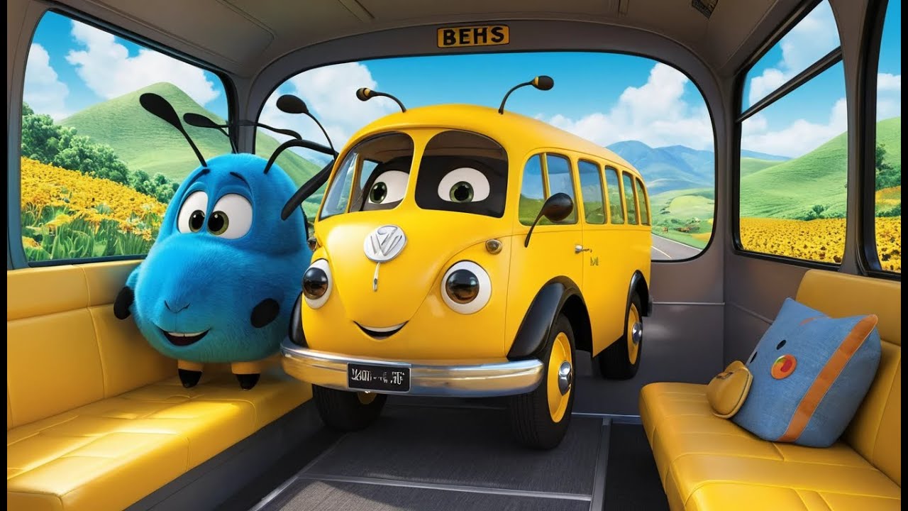 The Bumblebee Bus That Zoomed Through the Sky | Fun Flying Nursery ...