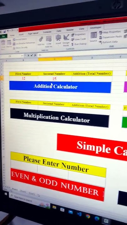 Coading Java Html Programing Vba Excel Coading Vba Coad Calculator Youtube 7167