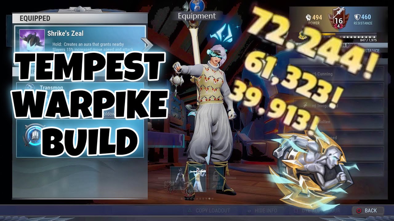 TEMPEST WARPIKE BUILD DAUNTLESS 2024 - YouTube