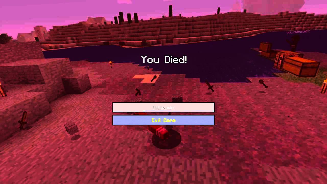 Destiny in Minecraft, Postmortem Melee Kills - YouTube