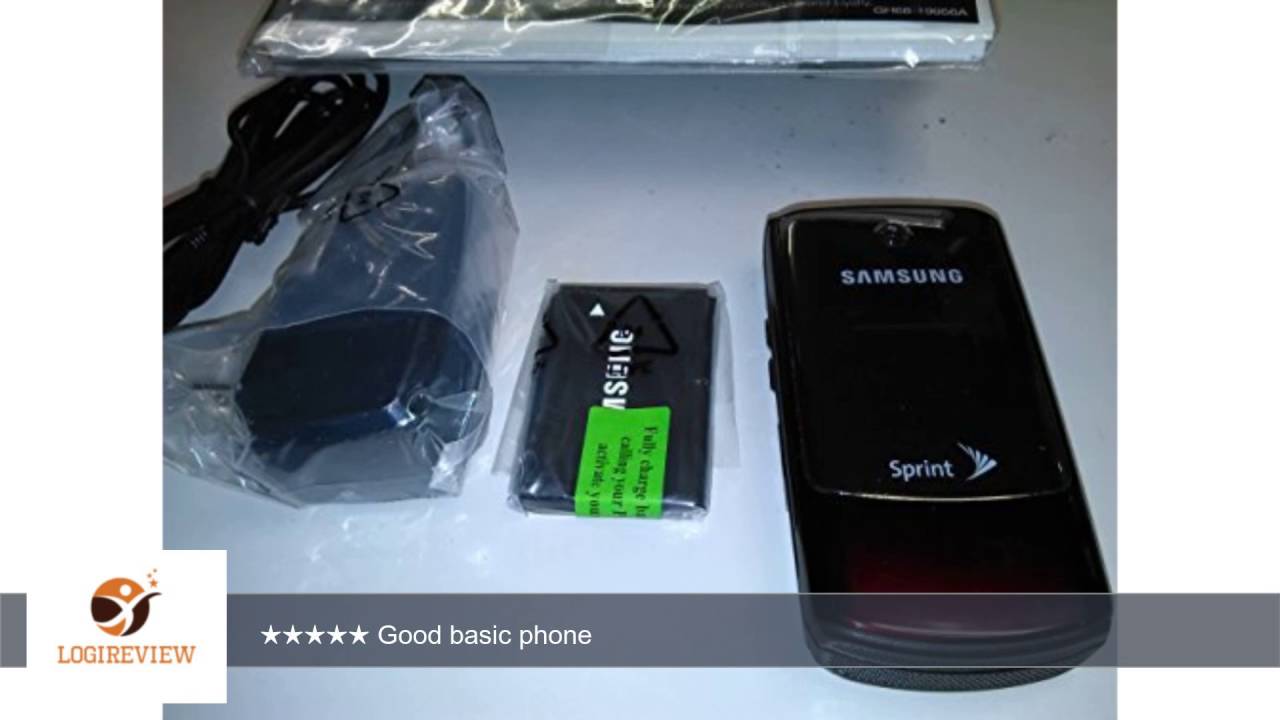 Sprint Samsung SPH-M320 Bluetooth Camera Speaker Phone | Review/Test ...