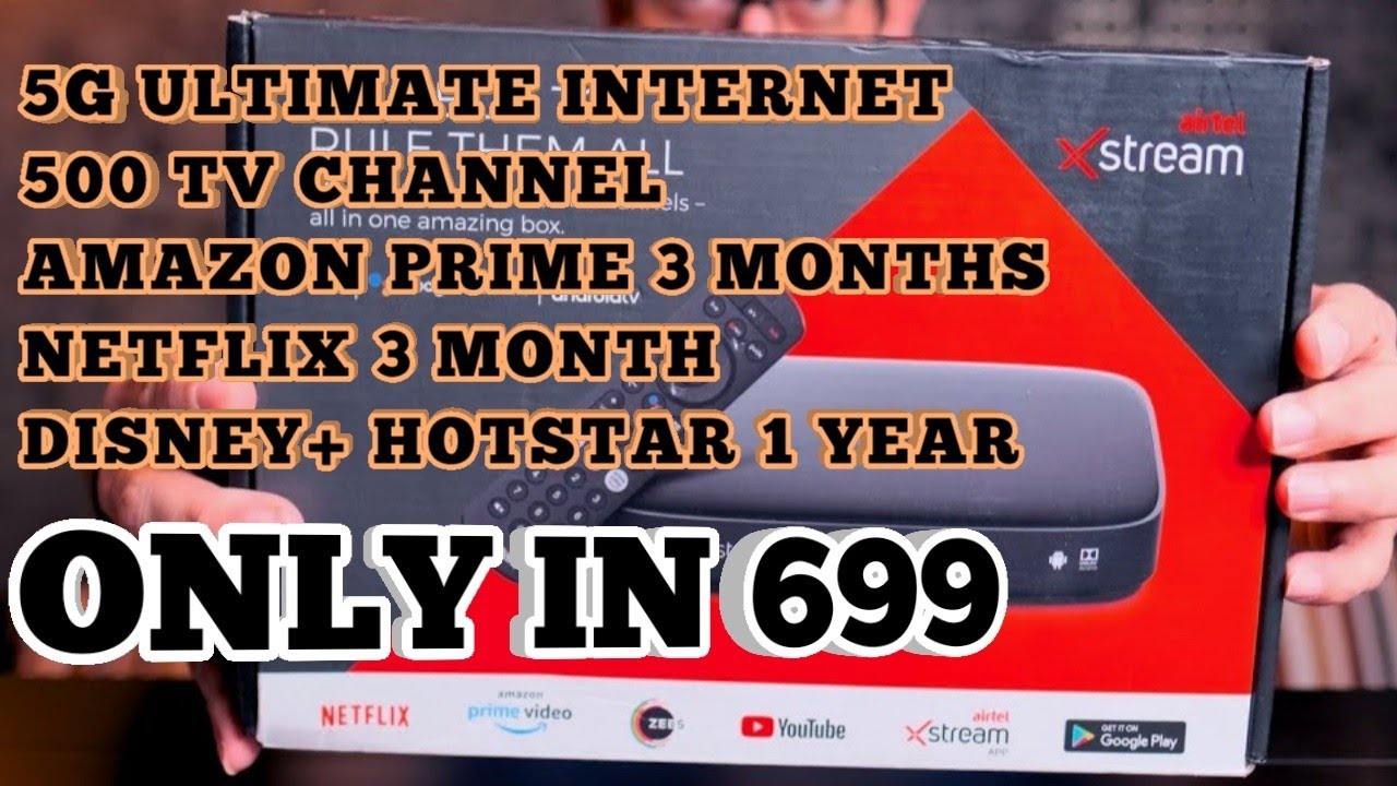 Airtel Xstream Dth Fiber Broadband Internet Connection || Full Review ...