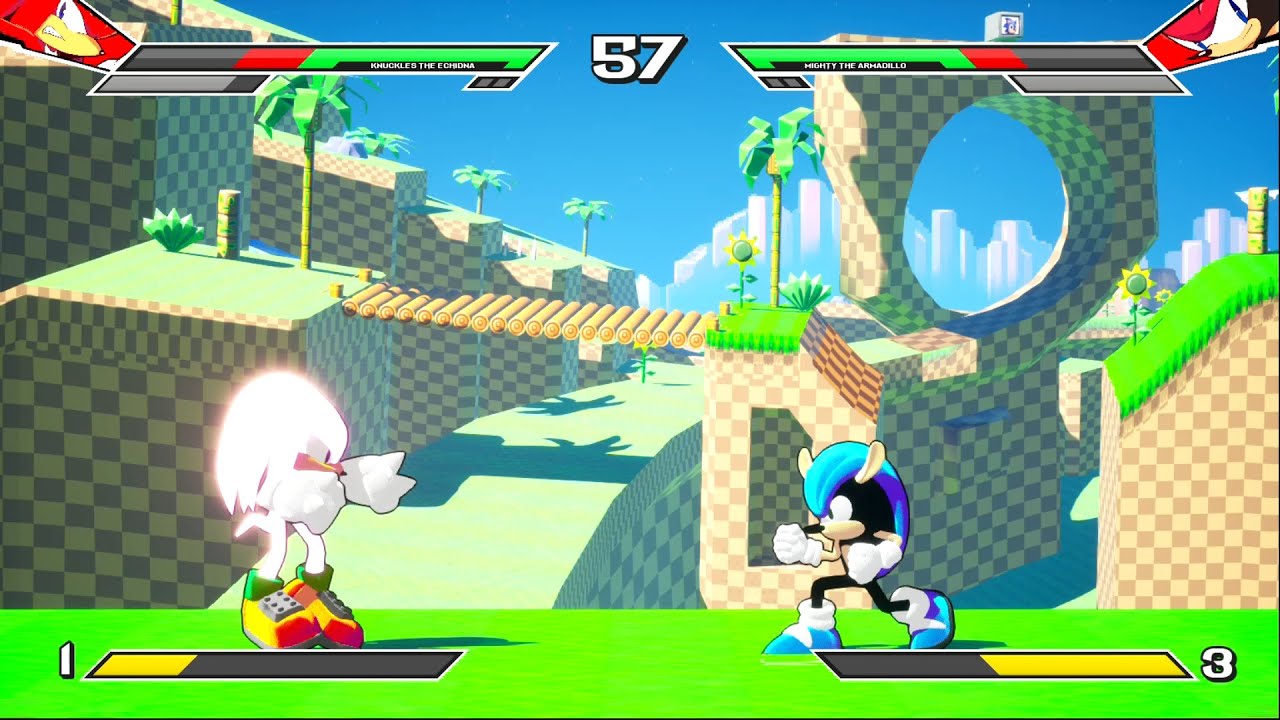 KNUCKLES vs MIGHTY (Hardest Difficulty) Sonic Smackdown - Definitive ...